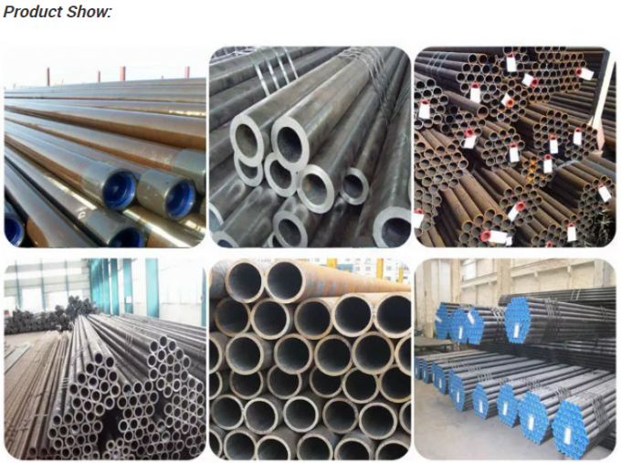 A105 A106 Gr. B Sch40 Seamless Steel Pipe Round Shape ASME Standard