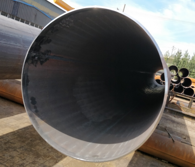 Big Diameter 12m LSAW Steel Pipe / Long Straight Seam Welded Steel Pipe