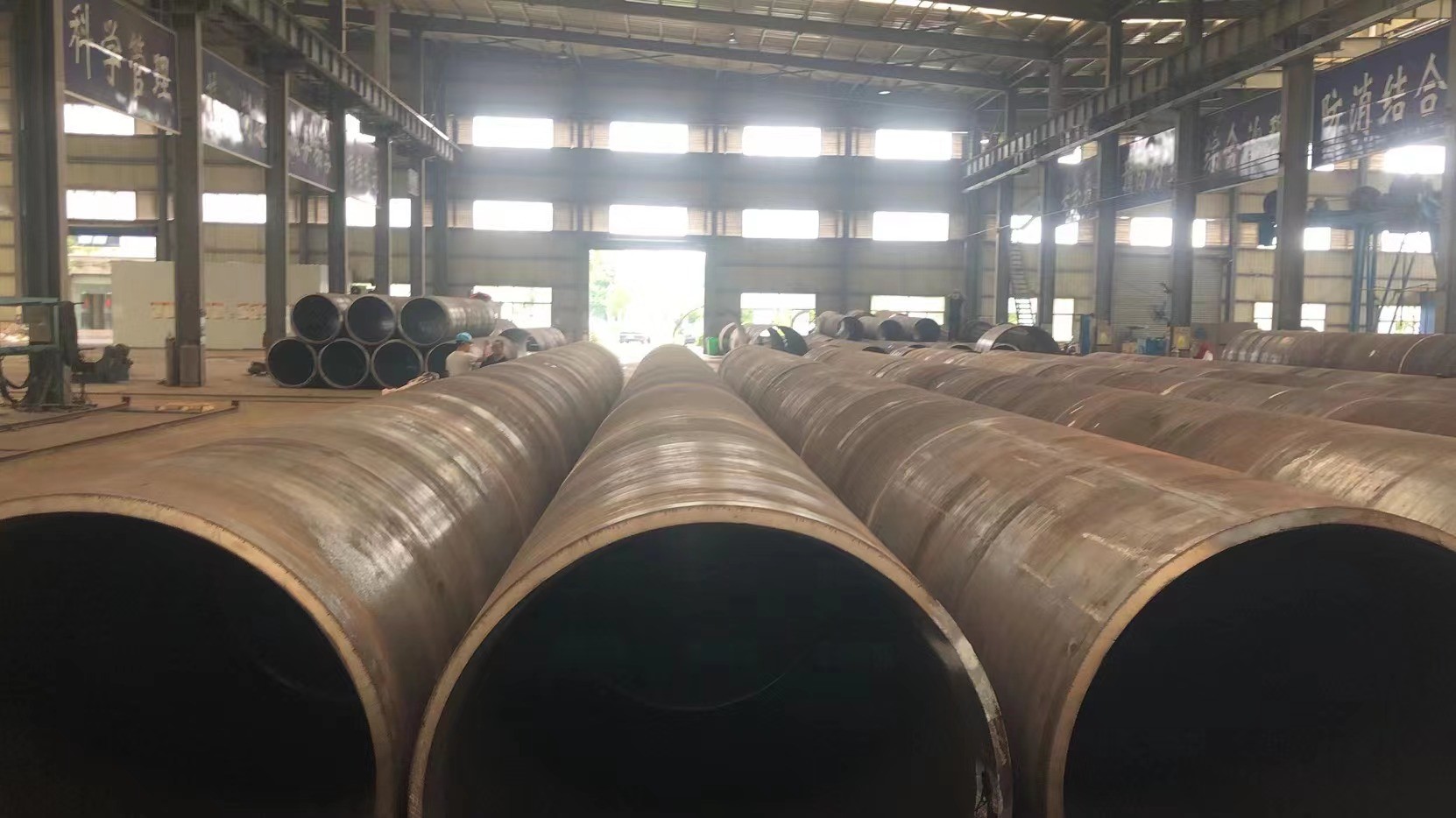 ASTM A252 A106 API 5L LSAW Welded Pipe , Large Diameter Seamless Steel ...