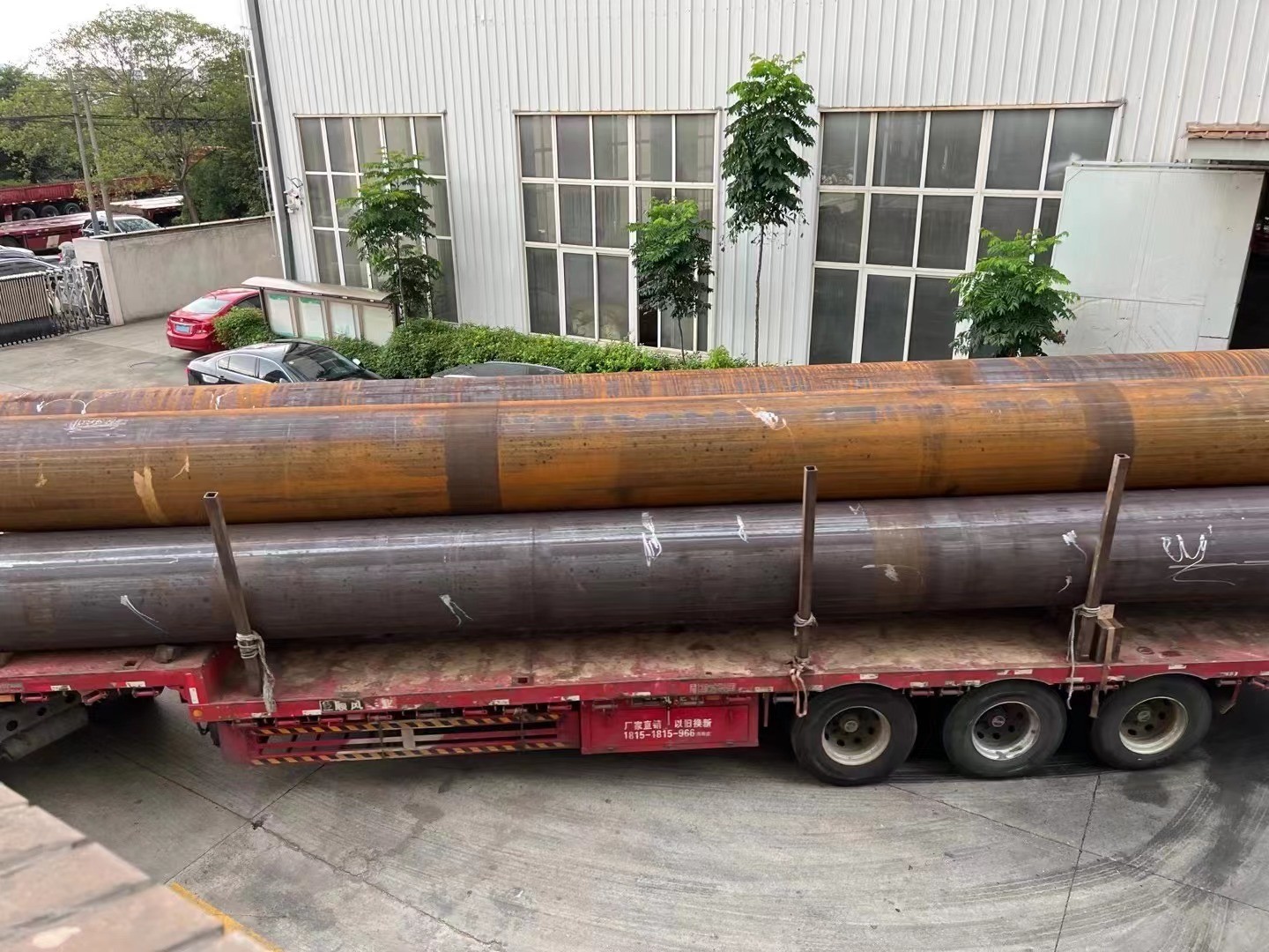 ASTM A36 Steel Pipe API 5L Sch 40 Spiral Welded Steel Tube For Oil / Gas