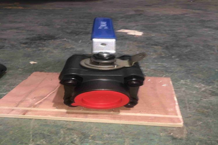 OEM ODM Stainless Steel Valves 3pc Flanged 2 Way Mounting Pad Floating ...